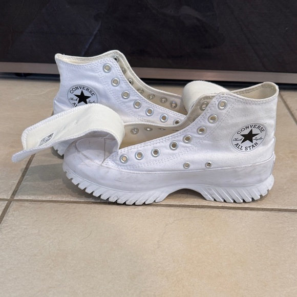 Converse | Shoes | Converse All Star White Platform Sneakers | Poshmark